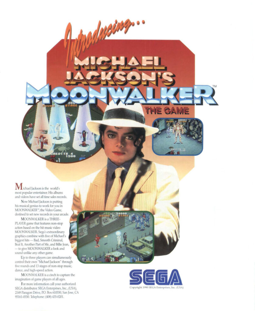 Behind the Design: Michael Jackson’s Moonwalker (Arcade) – Sega-16